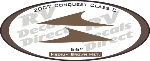 Conquest Gulf Stream Class C Replacement RV Decals & Graphics