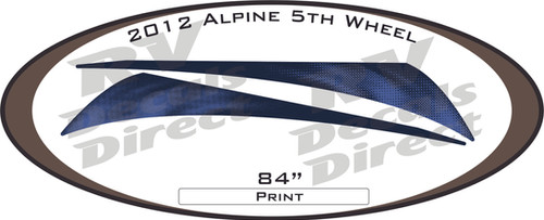 Alpine Keystone 5th Wheel Replacement RV Decals & Graphics