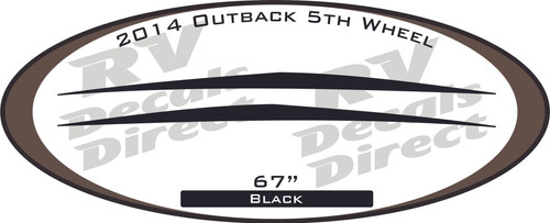 Outback Keystone 5th Wheel Replacement RV Decals & Graphics