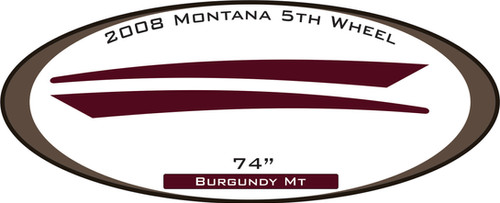 2008 Montana 5th wheel | RV Decals Direct