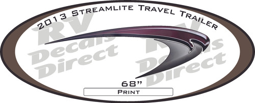 Streamlite Gulfstream Travel Trailer Replacement RV Decals & Graphics