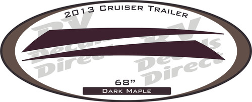 Cruiser Aire Crossroads Travel Trailer Replacement RV Decals & Graphics