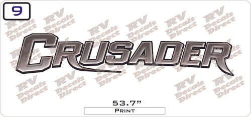 Crusader Primetime 5th Wheel Replacement RV Decals & Graphics
