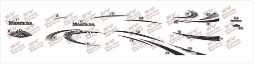 COMPLETE DECAL KIT (2014 Montana 5th Wheel) | RV Decals Direct