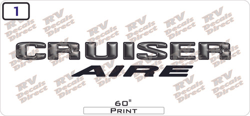 Cruiser Aire Crossroads 5th Wheel Replacement RV Decals & Graphics