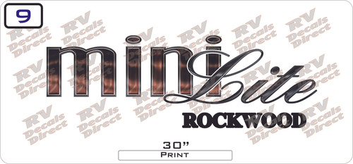 Rockwood Forest River Travel Trailer Replacement RV Decals & Graphics