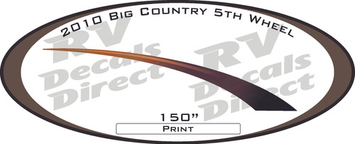 Big Country Heartland 5th Wheel Replacement RV Decals & Graphics