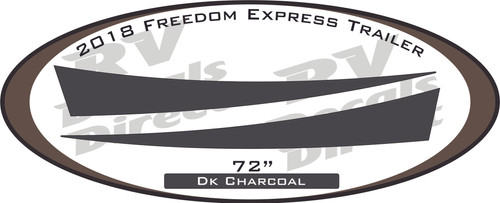 Freedom Express Coachmen Travel Trailer Replacement RV Decals & Graphics
