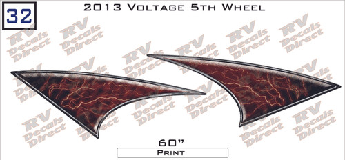 Voltage Dutchmen 5th Wheel Replacement RV Decals & Graphics