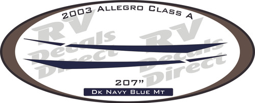 Allegro Tiffin Class A Replacement RV Decals & Graphics