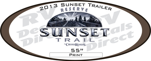 2013 Sunset Trail Travel Trailer | RV Decals Direct