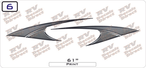 Rockwood Forest River 5th Wheel Replacement RV Decals & Graphics