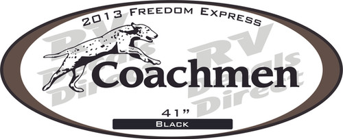 Freedom Express Coachmen Travel Trailer Replacement RV Decals & Graphics