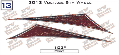 Voltage Dutchmen 5th Wheel Replacement RV Decals & Graphics