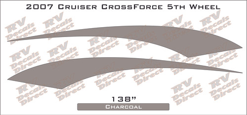 CrossForce Crossroads 5th Wheel Replacement RV Decals & Graphics