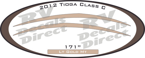 Tioga Ranger Fleetwood Class C Replacement RV Decals & Graphics