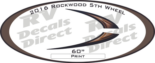 Rockwood Forest River 5th Wheel Replacement RV Decals & Graphics