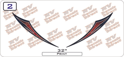 2015 Nitro XLR Travel Trailer | USA - RV Decals Direct