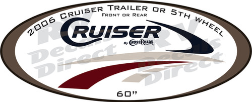 2006 Cruiser Travel Trailer or 5th Wheel | RV Decals Direct
