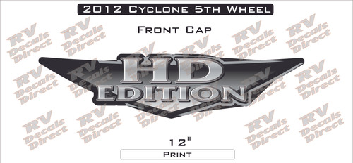 Cyclone Heartland 5th Wheel Replacement RV Decals & Graphics