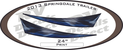 Springdale Keystone Travel Trailer Replacement RV Decals & Graphics