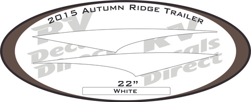 Autumn Ridge Starcraft Travel Trailer Replacement RV Decals & Graphics
