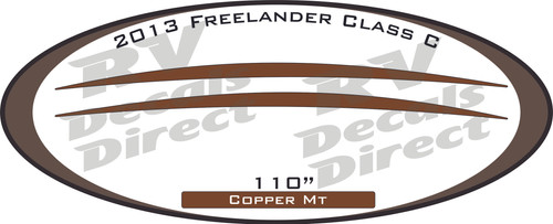 Freelander Coachmen Class C Replacement RV Decals & Graphics
