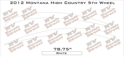 High Country Keystone 5th Wheel Replacement RV Decals & Graphics