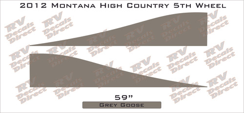 High Country Keystone 5th Wheel Replacement RV Decals & Graphics