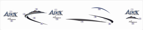 Complete Decal Kit (2016 Apex Travel Trailer) | USA - RV Decals Direct