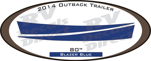 2014 Outback Travel Trailer | RV Decals Direct