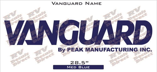 Vanguard 5th Wheel Replacement RV Decals & Graphics