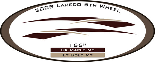 2008 Laredo 5th wheel | RV Decals Direct