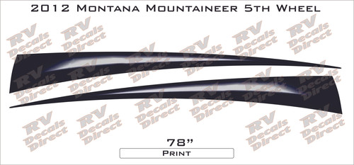 Mountaineer Keystone 5th Wheel Replacement RV Decals & Graphics