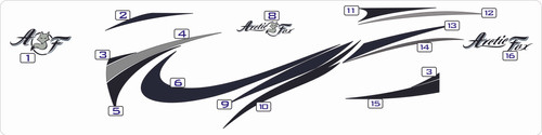 COMPLETE DECAL KIT (2015 Arctic Fox Travel Trailer) | RV Decals Direct