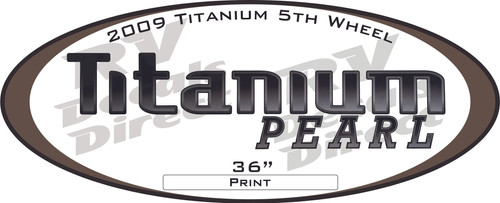 Titanium Glendale 5th Wheel Replacement RV Decals & Graphics