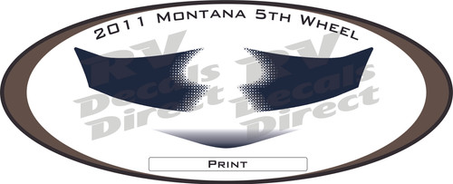 Montana Keystone 5th Wheel Replacement RV Decals & Graphics