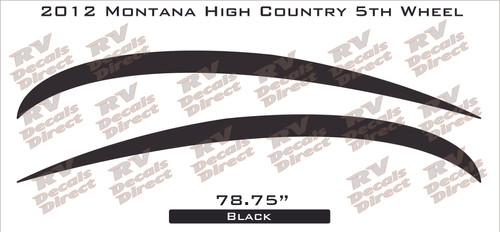 High Country Keystone 5th Wheel Replacement RV Decals & Graphics