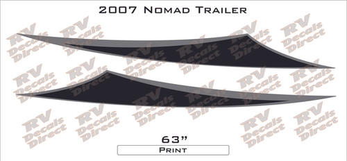 Nomad Skyline Travel Trailer Replacement RV Decals & Graphics