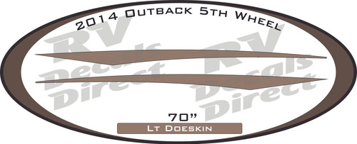 Outback Keystone 5th Wheel Replacement RV Decals & Graphics