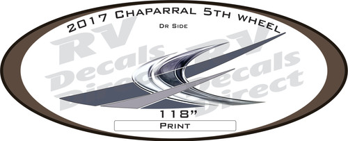 2017 Chaparral 5th Wheel | RV Decals Direct