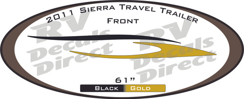 Sierra Forest River Travel Trailer Replacement RV Decals & Graphics