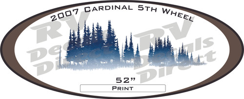 Cardinal Forest River 5th Wheel Replacement RV Decals & Graphics