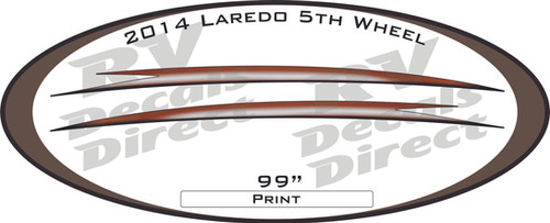 Laredo Keystone 5th Wheel/Travel Trailer Replacement RV Decals & Graphics