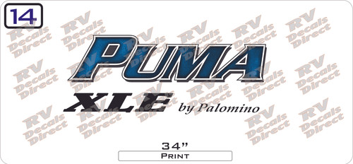 2018 Puma Travel Trailer | USA - RV Decals Direct