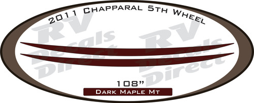 2011 Chaparral 5th Wheel | RV Decals Direct