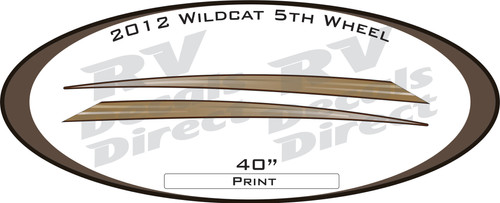2012 Wildcat 5th Wheel | RV Decals Direct
