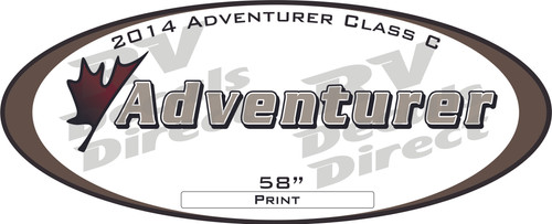 Adventurer Class C Replacement RV Decals & Graphics