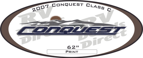 Conquest Gulf Stream Class C Replacement RV Decals & Graphics