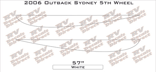 Outback Keystone Sydney 5th Wheel Replacement RV Decals & Graphics